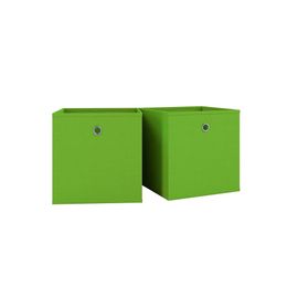 ebuy24 Aufbewahrungsbox Boxas2 Gr&uuml;n 27 x 27 cm | Gr.: onesize