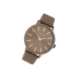 Analog-Armbanduhr Oozoo Timepieces braun, taupe gro&szlig; (ca. 42mm) | Gr.: onesize
