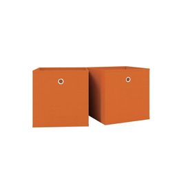 ebuy24 Aufbewahrungsbox Boxas2 Orange 27 x 27 cm | Gr.: onesize