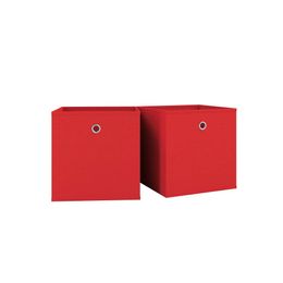 ebuy24 Aufbewahrungsbox Boxas2 Rot 27 x 27 cm | Gr.: onesize
