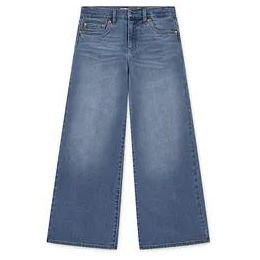 Levi's High-waist-Jeans LEVI'S KIDS "LVG HIGH RISE BAGGY", M&auml;dchen, Gr. 12 (152), N-Gr, dance around, Denim/Jeans, Obermaterial: 69% Baumwolle, 26% Polyester, 4% Viskose, 1% Elasthan, Jeans High-Waist-Jeans, mit softem Griff