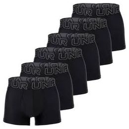 Boxershorts Under Armour "Boxershort UA PERFORMANCE TECH - SOLID Solid 3" 6PK 6er Pack", Herren, Gr. XXL, schwarz, Obermaterial: 90% Polyester Pol. recyc.. 10% Elasthan EL., Unterhosen