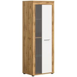 ebuy24 Vitrinenschrank Jam Wei&szlig; 60 x 35 cm | Gr.: onesize
