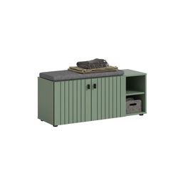 ebuy24 Garderobenm&ouml;bel Station Staubgr&uuml;n 106 x 37 cm | Gr.: onesize