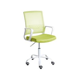 Beliani B&uuml;rostuhl EASE in Gr&uuml;n/Wei&szlig; - (W) 54 x (H) 94 x (L) 54 cm | Gr.: onesize