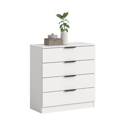 ebuy24 Kommode Kopenhagen Wei&szlig; 74 x 35 cm | Gr.: onesize
