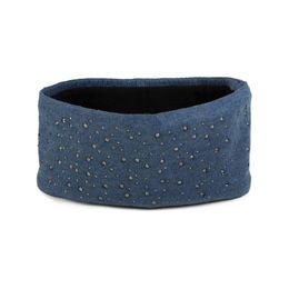 styleBREAKER Feinstrick Stirnband in Blau | Gr.: onesize