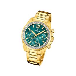 Chronograph-Armbanduhr Festina Boyfriend gold mittel (ca. 38mm) | Gr.: onesize