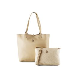 U.S. Polo Assn. Malibu Shopper Tasche 34 cm in ivory | Gr.: onesize