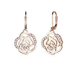 Elli Ohrringe 925 Rosegold Blume, Rose in Rosegold | Gr.: onesize