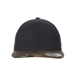 Flexfit Snapback - Classic in blk/green camo | Gr.: onesize