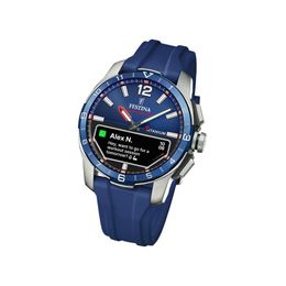 Multifunktion-Armbanduhr Festina Connected blau gro&szlig; (ca. 44mm) | Gr.: onesize