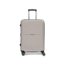 Stratic Shine 4 Rollen Trolley 65 cm mit Dehnfalte in taupe | Gr.: onesize