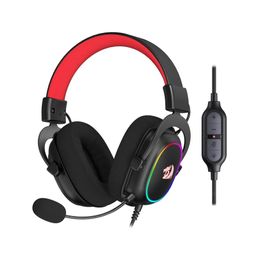 Redraft Zeus Gaming-Headset H510 mit Kabel 7.1 Surround-Sound schwarz Kopfh&ouml;rer | Gr.: onesize