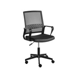 Beliani B&uuml;rostuhl EASE in Schwarz - (W) 54 x (H) 94 x (L) 54 cm | Gr.: onesize