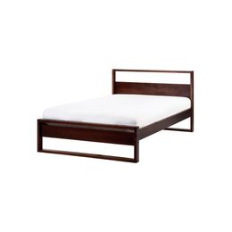 Beliani Doppelbett GIULIA in Braun - (W) 125 x (H) 86 x (L) 213 cm | Gr.: onesize