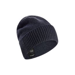 Camel Active Beanie aus reiner Lammwolle in Navyblau | Gr.: onesize