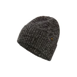 Camel Active Beanie aus reiner Baumwolle in Schwarz | Gr.: onesize