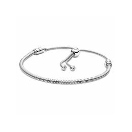 Pandora Damen-Armband Silber 925 mit kugelf&ouml;rmigem Verschluss | Gr.: onesize