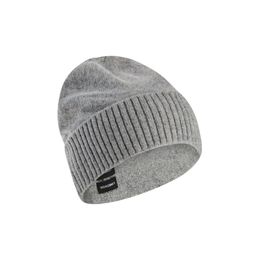 Camel Active Beanie aus reiner Lammwolle in Steingrau | Gr.: onesize