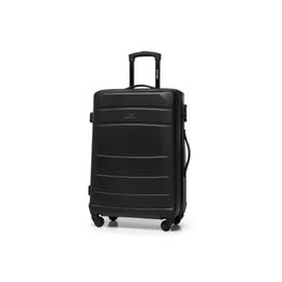 Wittchen Medium suitcase and cosmetic case made of textured in Black | Gr.: onesize