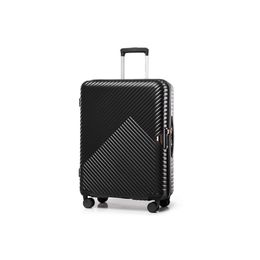 Wittchen Medium suitcase and cosmetic case with a striped design in Black | Gr.: onesize