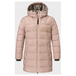 Sch&ouml;ffel Parka SCH&Ouml;FFEL "Urban Ins Parka Style Boslix WMS", Damen, Gr. 46, rosa (3175, pink), Oberstoff: 63% Nylon, 37% Baumwolle; Futter: 100% Polyester, relaxed fit, hoch geschlossener Ausschnitt, Jacken Parka