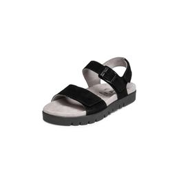 vitaform Samtziegenleder Sandalen in schwarz | Gr.: 42