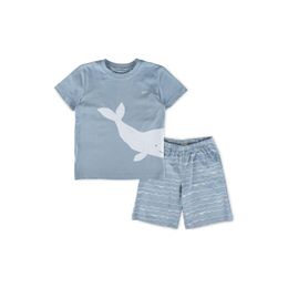 Sigikid Shorty Pyjama Nachtw&auml;sche in Hellblau | Gr.: 98