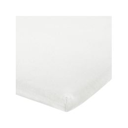 REDBEST Single-Jersey Topper-Spannbettlaken Denver in wei&szlig; | Gr.: 180x200 cm - 200x200 cm
