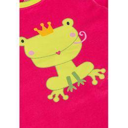 Sigikid Shorty Pyjama Nachtw&auml;sche in Pink/Schwarz-wei&szlig; gestreift | Gr.: 110