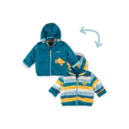 Sigikid Wendejacke wattiert Blue & Bright in Petrol | Gr.: 86