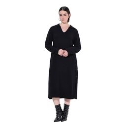 Ulla Popken Kleid in schwarz | Gr.: 54-56