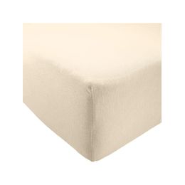 REDBEST Single-Jersey Spannbettlaken Pittsburgh in natur | Gr.: 140x200 cm - 160x200 cm