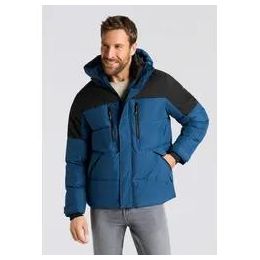 Steppjacke Killtec "KOW 88 MN QLTD JCKT", Herren, Gr. XL, blau (dunkelblau), Obermaterial: 100% Polyester. Futter: 100% Polyester. Wattierung: 100% Polyester, Jacken Steppjacke, wasserabweisend, winddicht, atmungsaktiv, mit verstellbarer Kapuze