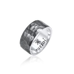 Kuzzoi Ring 925 Sterling Silber in Schwarz | Gr.: 60