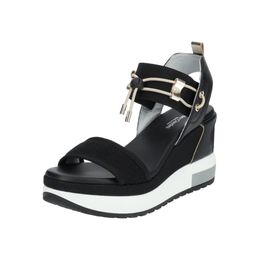 Nero Giardini Sandalen in Schwarz/Gold | Gr.: 41