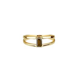 Carolin Stone 925/- Sterling Silber in gelb | Gr.: 52