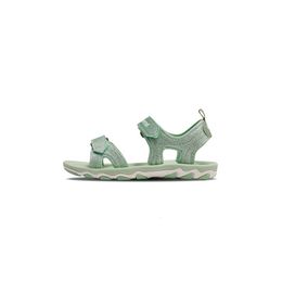Hummel Klettverschluss Sandale Sandal Glitter M&auml;dchen in FROSTY GREEN | Gr.: 29