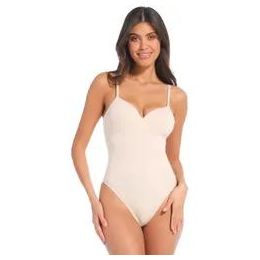 Shaping-Body MAGIC BODYFASHION "Soft Thong Body", Damen, Gr. XXL, N-Gr, lungo, Stoff, Obermaterial: 80% Baumwolle, 11% Polyamid, 9% Elasthan, eng, V-Ausschnitt, Bodys, schmale, verstellbare Tr&auml;ger