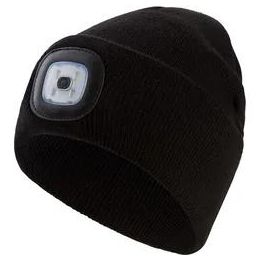 Beanie Chillouts "ChillLight Hat", Jungen, Gr. - (47/55), schwarz, Feinstrick, Materialmix, M&uuml;tzen Beanie, M&uuml;tze mit integriertem Licht