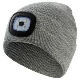 Beanie Chillouts "ChillLight Hat", Jungen, Gr. - (47/55), grau, Feinstrick, Materialmix, M&uuml;tzen Beanie, M&uuml;tze mit integriertem Licht