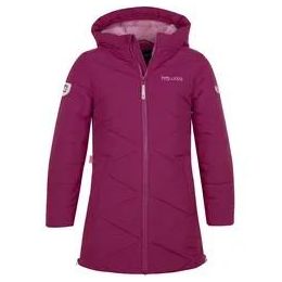 Funktionsmantel Trollkids "GIRLS BERGEN COAT", Kinder, Gr. 128, plum, mauve, Web, Obermaterial: 100% Polyester. Futter: 100% Polyester. Wattierung: 100% Polyester, normal, hoch geschlossener Ausschnitt, eingesetzt eingefasste Kante, M&auml;ntel