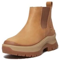 Chelseaboots Timberland "ROXIE LANEMID CHELSEA BOOT", Damen, Gr. 41, braun (medium braun full grain), Leder, Schuhe Chelseaboots, Stiefelette, Winterschuhe, Ankle Boots