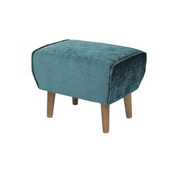 Hocker Ellinor - t&uuml;rkis/petrol - 56 cm - 46 cm - cm 41,0 - Sconto