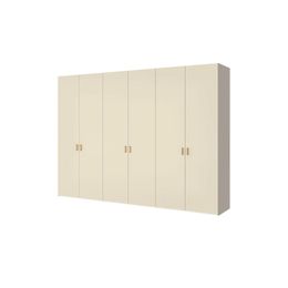 Dreht&uuml;renschrank Dreamer - beige - 303,1 cm - 220 cm - cm 58,5 - Sconto