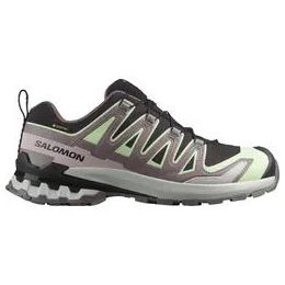 Laufschuh Salomon "XA PRO 3D V9 GORE-TEX W", Damen, Gr. 38, gr&uuml;n (schwarz, patina gr&uuml;n, gray violet), Synthetik, Textil, Schuhe Laufschuh, wasserdicht
