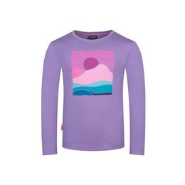 Trollkids Langarm-Shirt Falketind (GOTS) in lilac | Gr.: 128