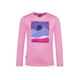 Trollkids Langarm-Shirt Falketind (GOTS) in wild rose | Gr.: 140