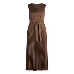 Vera Mont Cocktailkleid mit Plissee in Brown Diamond | Gr.: 34